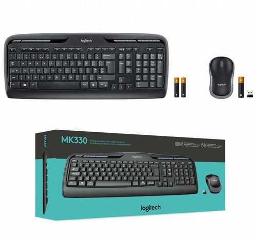 Комплект клавиатура   мышь Logitech Combo MK330