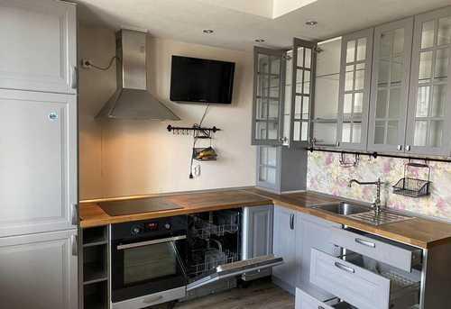 Кухонный гарнитур с техникой IKEA
