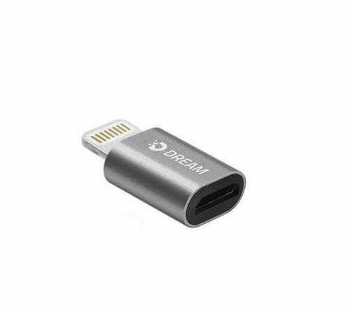 Адаптер Dream micro USB (вход) - Lightning (выход)
