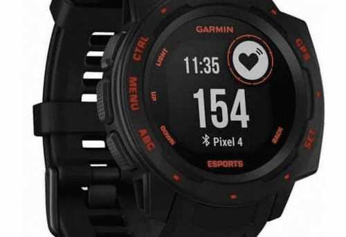 Умные часы Garmin Instinct Esports, «Черная лава»