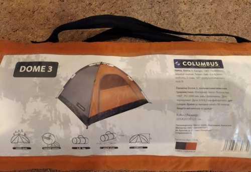 Палатка полуавтоматическая Columbus Dome 3