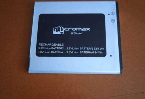Аккумулятор micromax q415