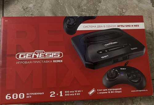 Ретро-консоль Retro Genesis Remix + 600 игр