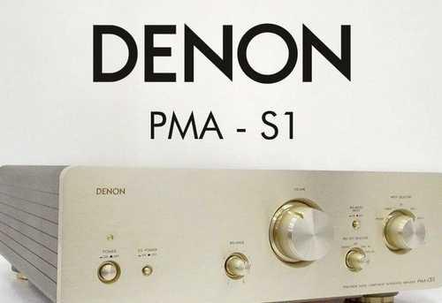 Denon pma S1 - флагман HiEnd-уровня, XLR-входы