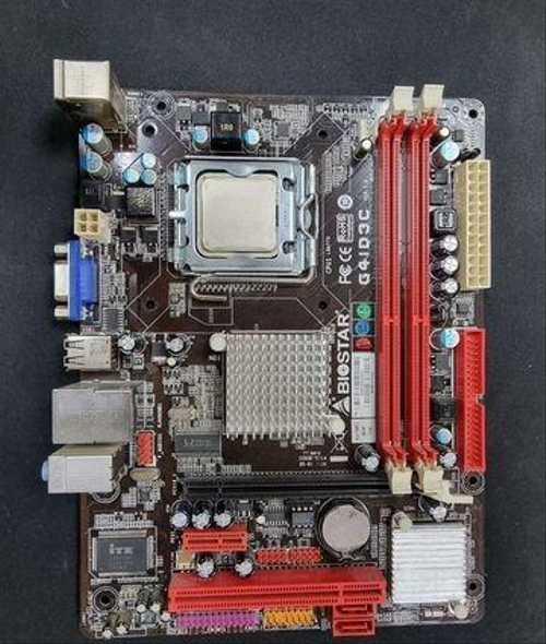 MB Biostar G41D3C + CPU E8400 3.0Ghz