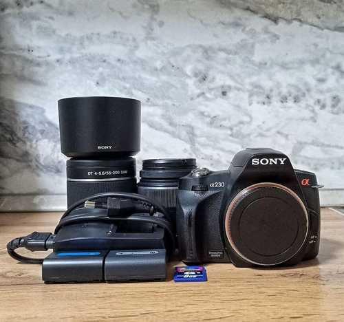 Зеркальный фотоаппарат sony alpha 230