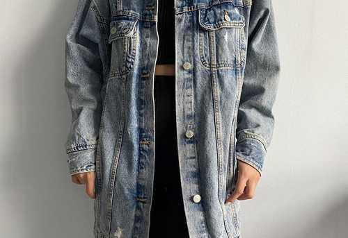 Джинсовая куртка pull bear