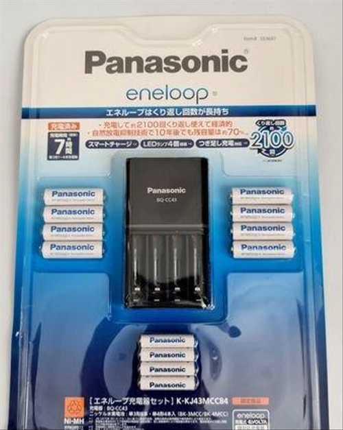 Набор 12x Panasonic Eneloop AA и AAA + зу