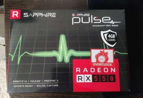 Видеокарта Radeon rx 550 4g