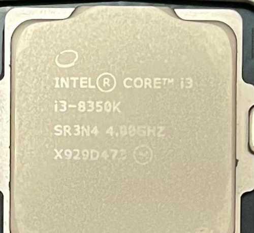 Процессор intel core i3-8350k 4.00ghz
