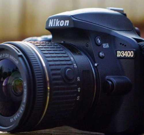 Зеркальный фотоаппарат Nikon d3400   Kit 18-55 VR