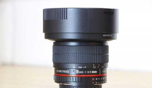 Samyang 8mm f3.5 umc fish-EYE CS II (Nikon)