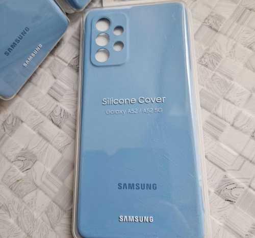 Чехол Samsung Silicone Samsung Galaxy A52 Blue