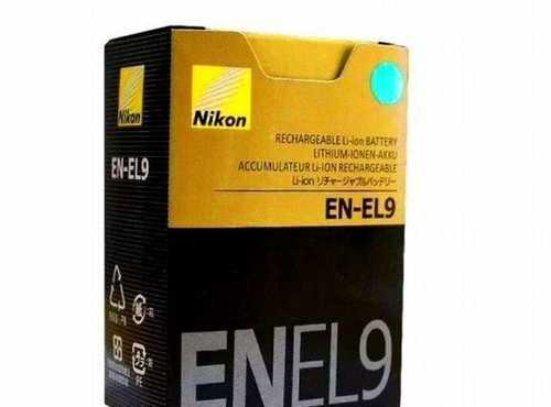 Аккумулятор Nikon EN-EL9 / EN-EL9a новый