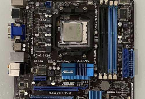 Asus M4A78LT-M + процессор + кулер + DDR3