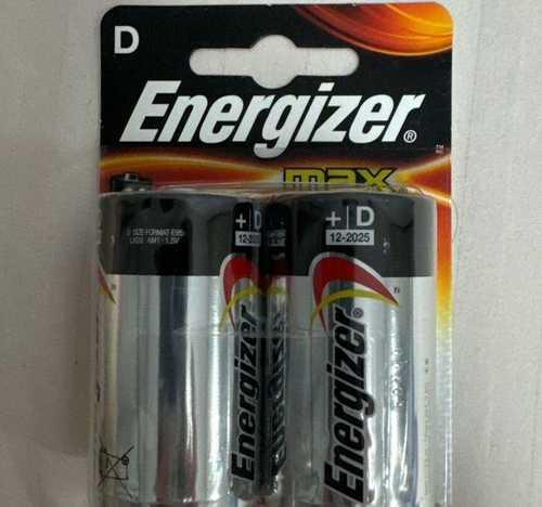 Батарейка D energizer новая оригинал