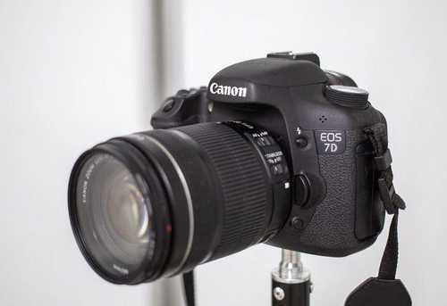 Фотоаппарат Canon 7D с Сanon EF-S 18-135 IS STM