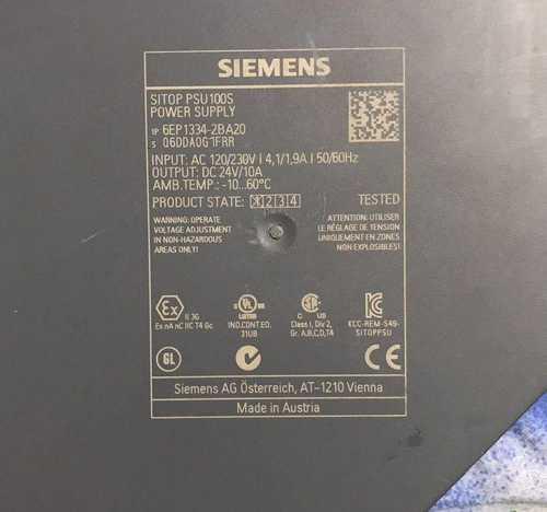 Блок питания Siemens sitop PSU100S