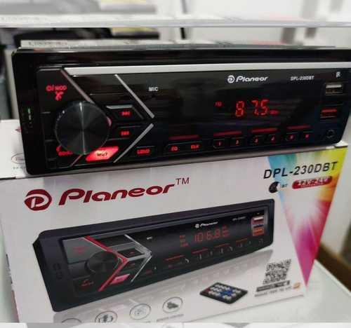 Магнитола Planeor 230DBT, Bluetooth/USB, 12-24V