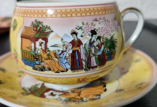 Чашка с блюдцем императорский фарфор