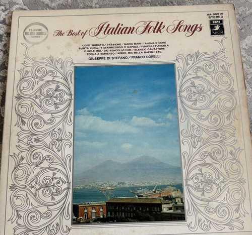 The Best of Italian folk songs 2LP Japan VG /VG 