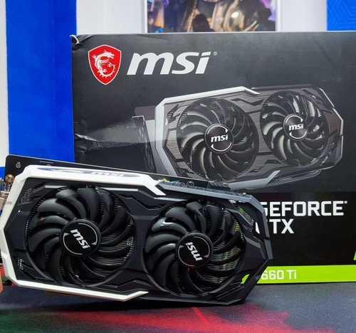 Видеокарта MSI GTX 1660 Ti Armor OC 6Gb Гарантия