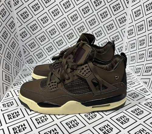 Кроссовки nike air Jordan 4 brown