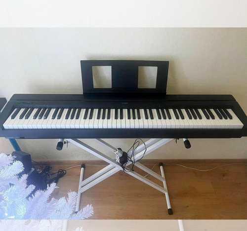 Цифровое пианино yamaha p 45 со стойкой