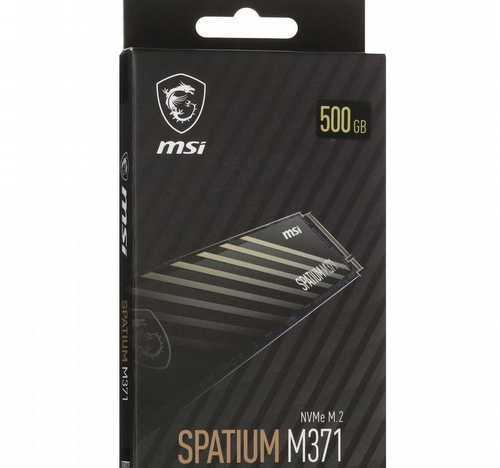 500 гб M.2 NVMe накопитель MSI spatium M371