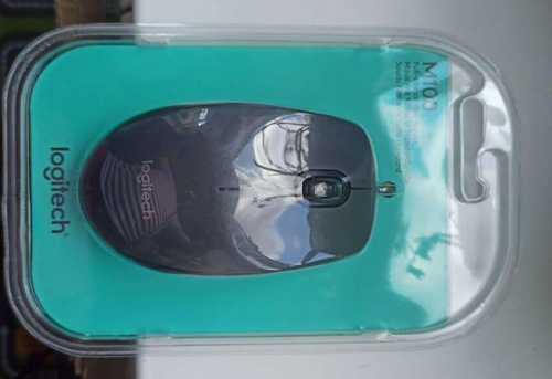 Компьютерная мышь Logitech M100 новая