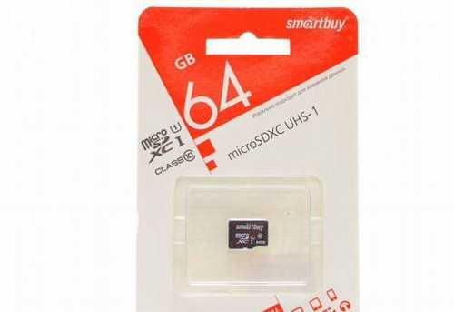 Карта памяти microSD 64GB class 10 (без адаптера)