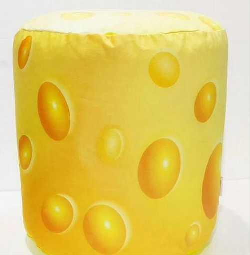 Кресло-мешок пуф цилиндр сыр