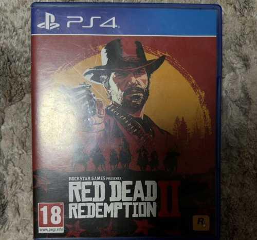 Red dead redemption 2 ps4 диск бу