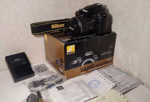Nikon D3300 18-55mm VR II Kit (пробег 7тыс)