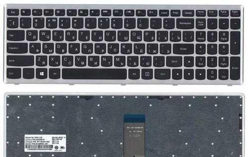 Клавиатура Lenovo U510, Z710 черная, рамка серая