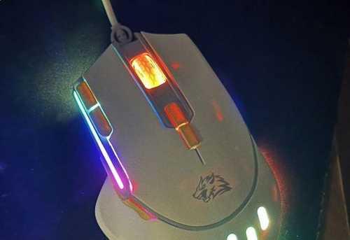 Новая игровая мышь wolf m2 с RGB подсветкой