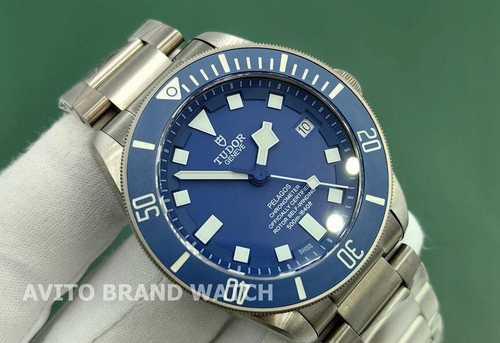 Часы мужские Tudor Pelagos Титан синие новые