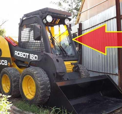 Стекло JCB 1110 Т кузовное