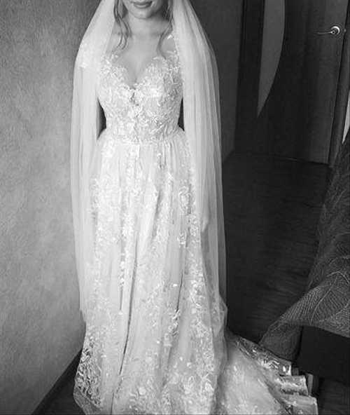 Свадебное платье «Мери Трюфель»+ фата в подарок