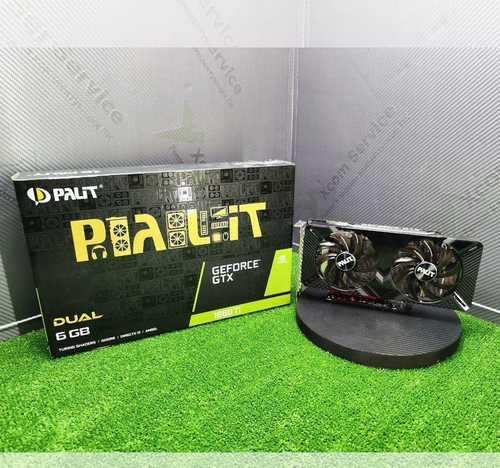 Видеокарта 6Gb Palit GTX 1660 Ti Dual