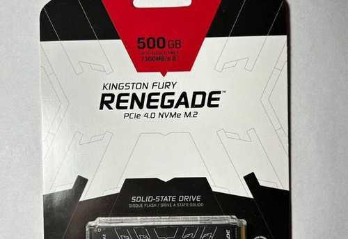Новый SSD M.2 накопитель Kingston fury Renegade