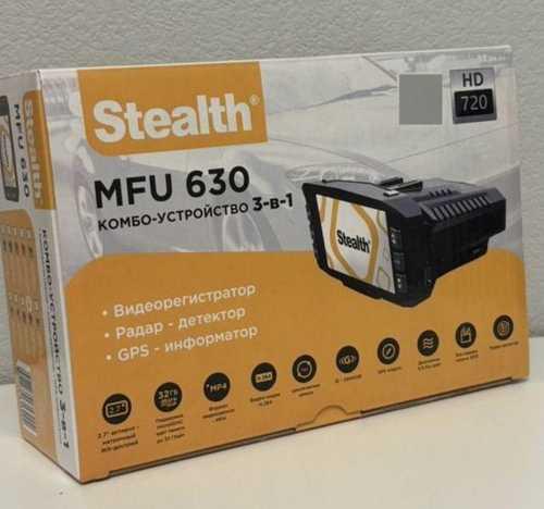 Видеорегистратор Stealth MFU 630 с картой памяти