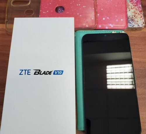 ZTE Blade V10, 4/64Gb, NFC синий