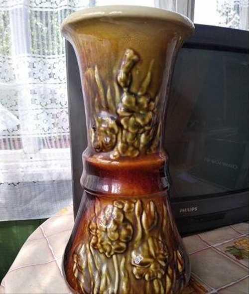 Напольная керамическая ваза Винтаж СССР