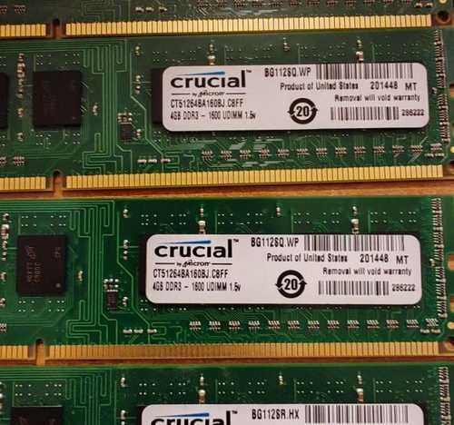 Оперативная память ddr3 4 gb 1600