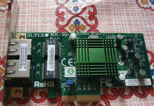 Сетевая карта Supermicro AOC-SG-I2