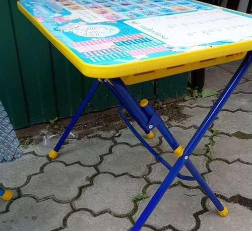 Детский столик раскладной со стулом