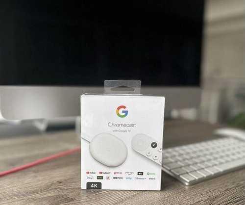 Google Chromecast 4K, 2022 приставка, Новые