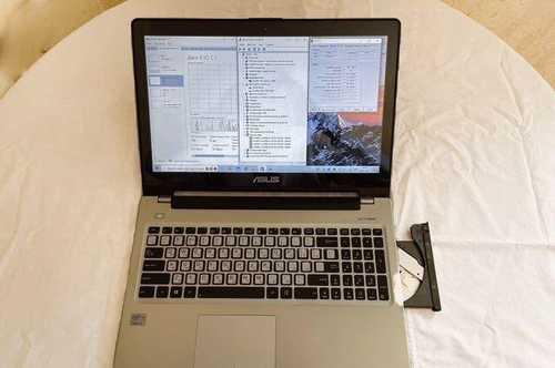 Ноутбук asus 15.6" Сенсорный, i5 / 6Gb / SSD / DVD