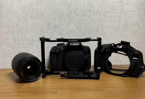 Зеркальный фотоаппарат canon 750d